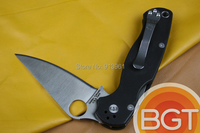 Spyderco C81 GP2 Paratrooper Folding Blade Knife – Wholesale Spyderco ...