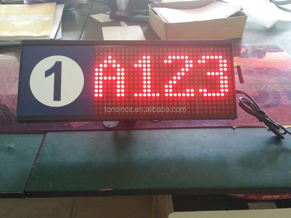 Wireless 4 Digit Token System Led Counter Display Label With Counter ... Wireless 4 Digit Token System Led Counter Display Label With Counter ...