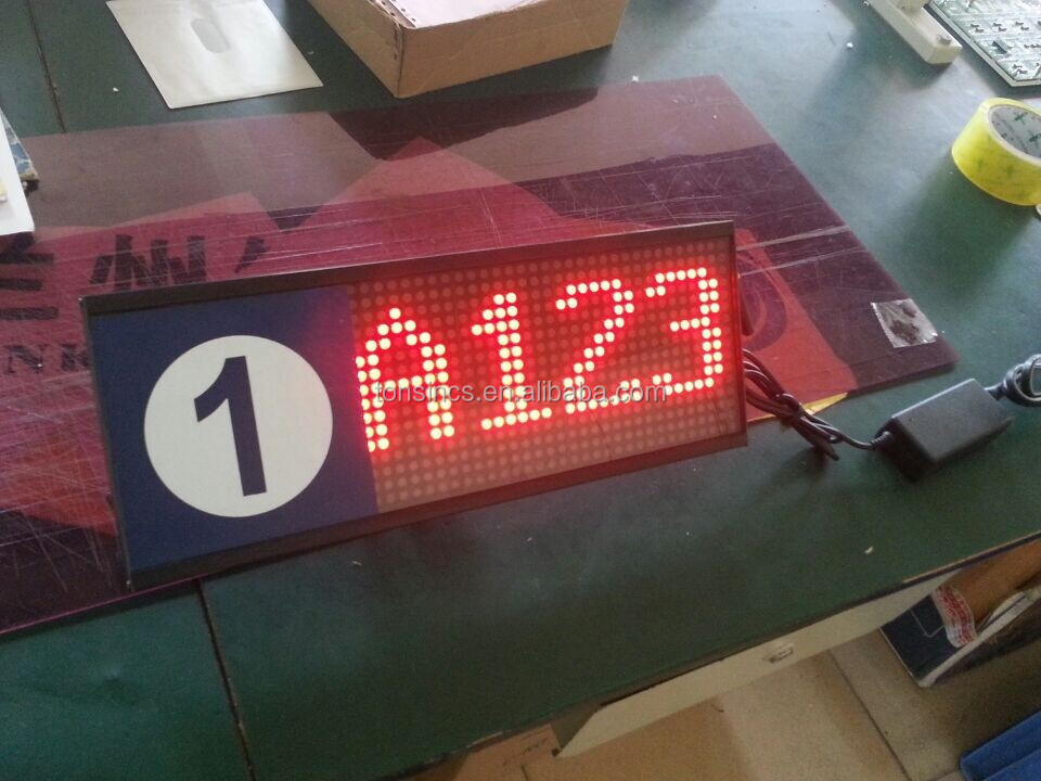 Wireless 4 Digit Token System Led Counter Display Label With Counter ... Wireless 4 Digit Token System Led Counter Display Label With Counter ...