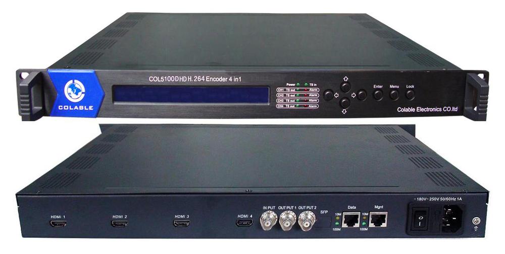Cable TV Headend H.264 Encoder with 4 Hdmi Input IP Output Encoder COL5100D(id:9536678). Buy ...
