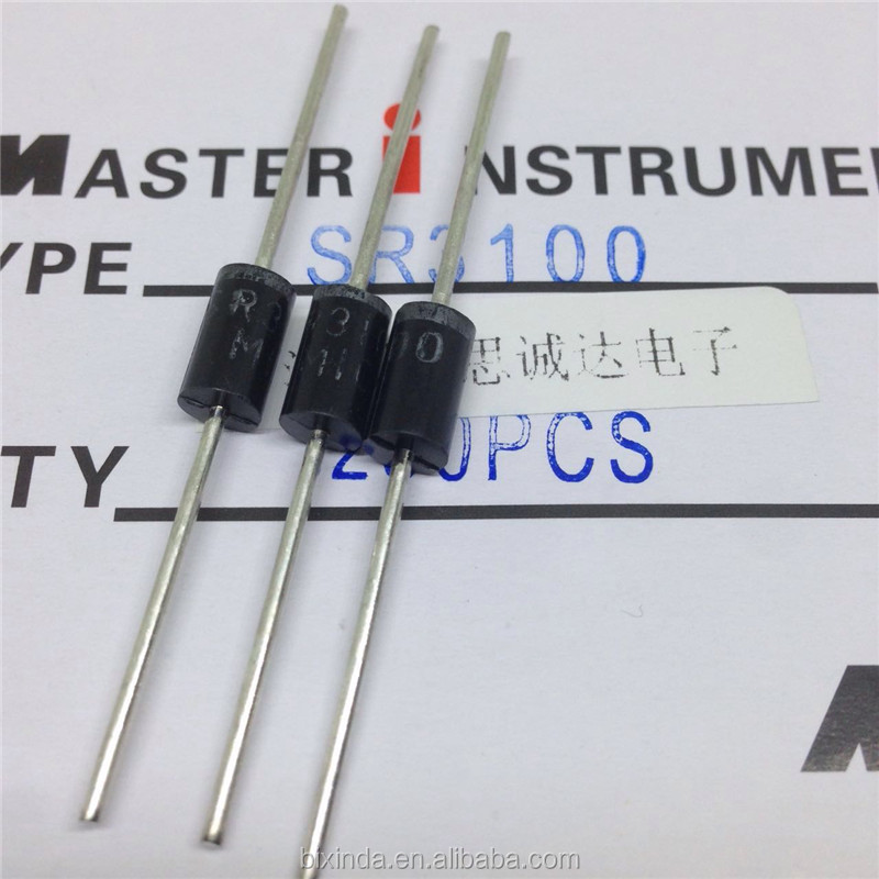 New And Original Sr3100 3a 100v Do-27 Schottky Diode - Buy Sr3100,3a ...
