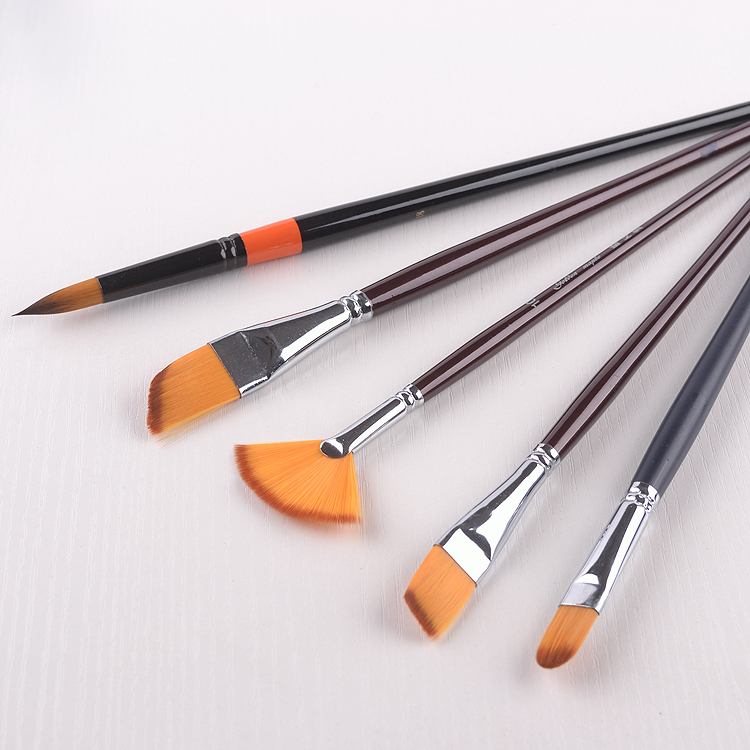 Professionale 17pcs/set nylon vestito per tutti i tipi di pennello pennello acquerello pennelli ...