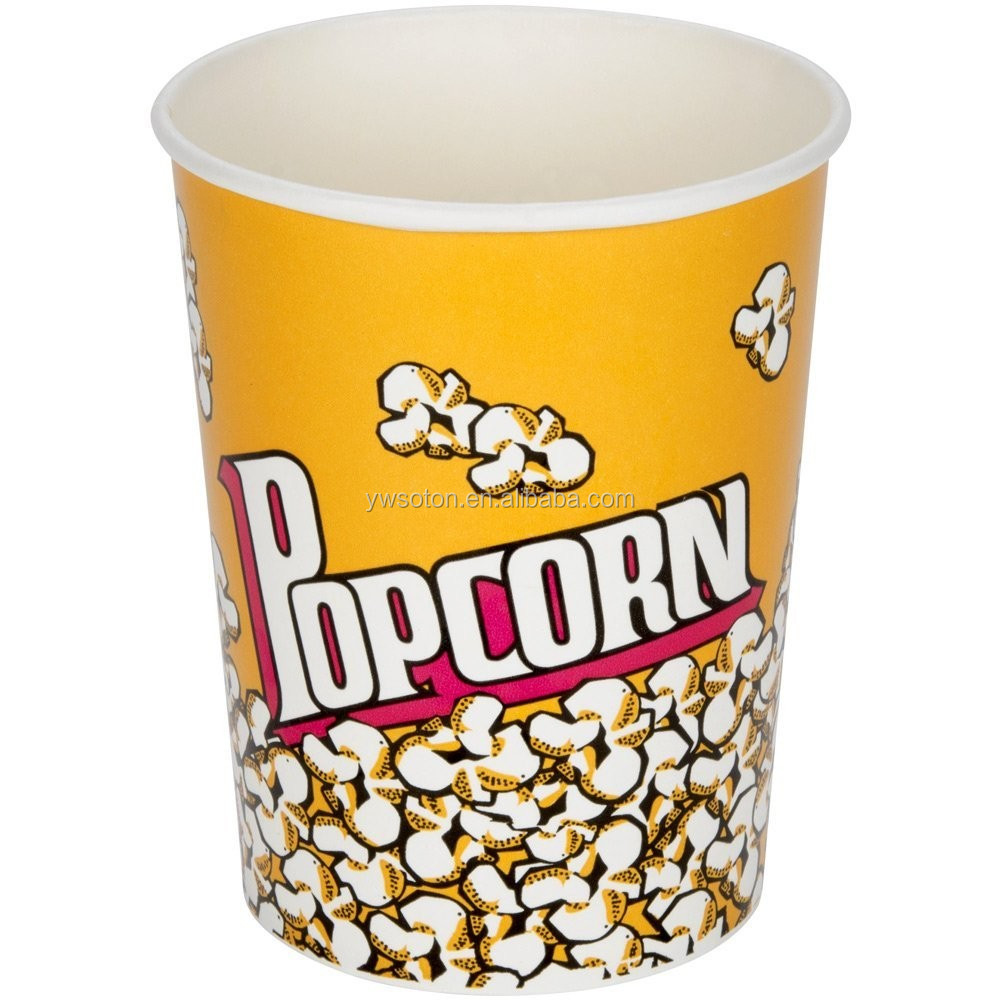 Custom Printed Paper Popcorn Cup Popcorn Bucket Popcorn Box Buy Paper