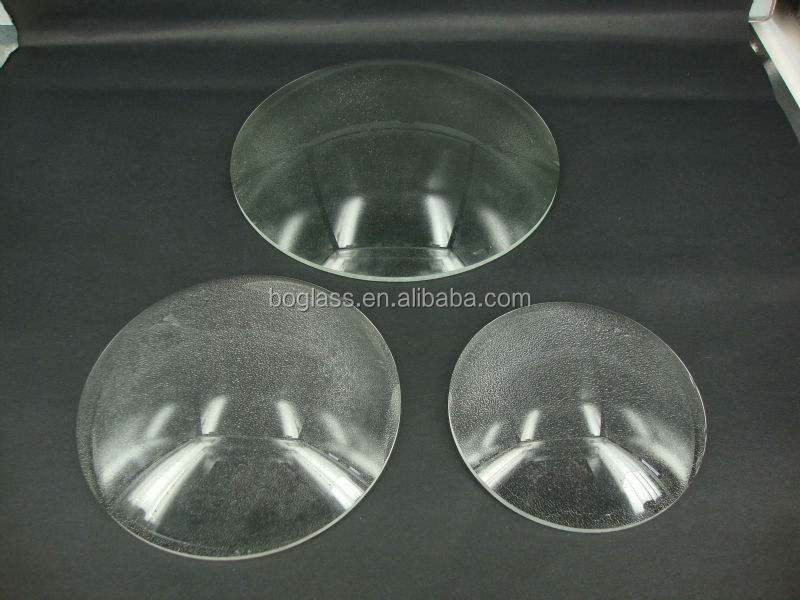 Dia 120mm Pebble Plano Convex Glass Lens For Stage Lighting Led