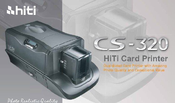 Hiti PVC Card Printer CS320 - High-Speed Dual Sided Printing